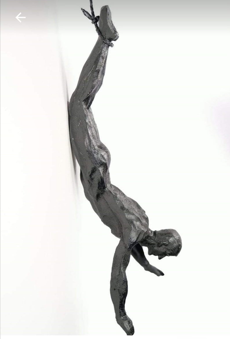 Set of 7 Climbing Man Wall Sculpture Climbing Adventurer - Etsy