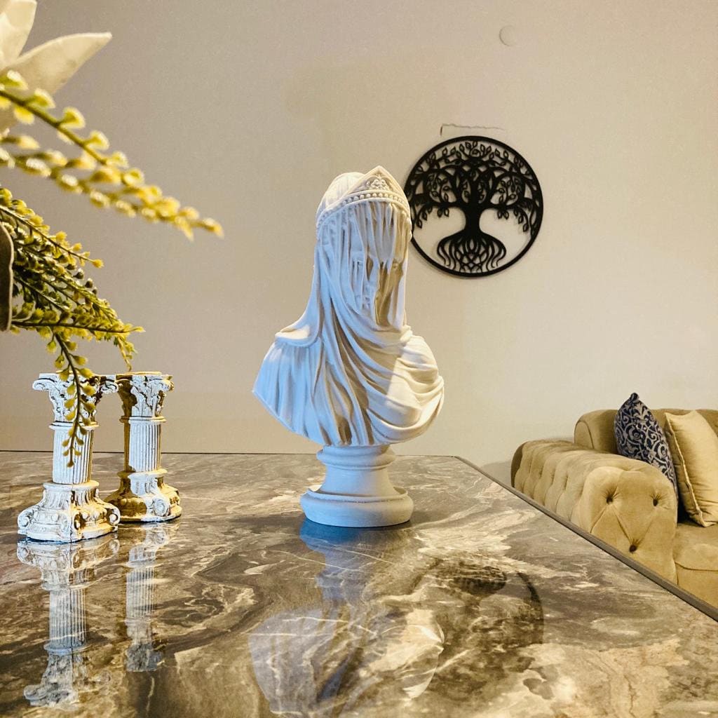 Virgin Mary Virgin Mary Statue Veiled Lady Bust Veiled - Etsy