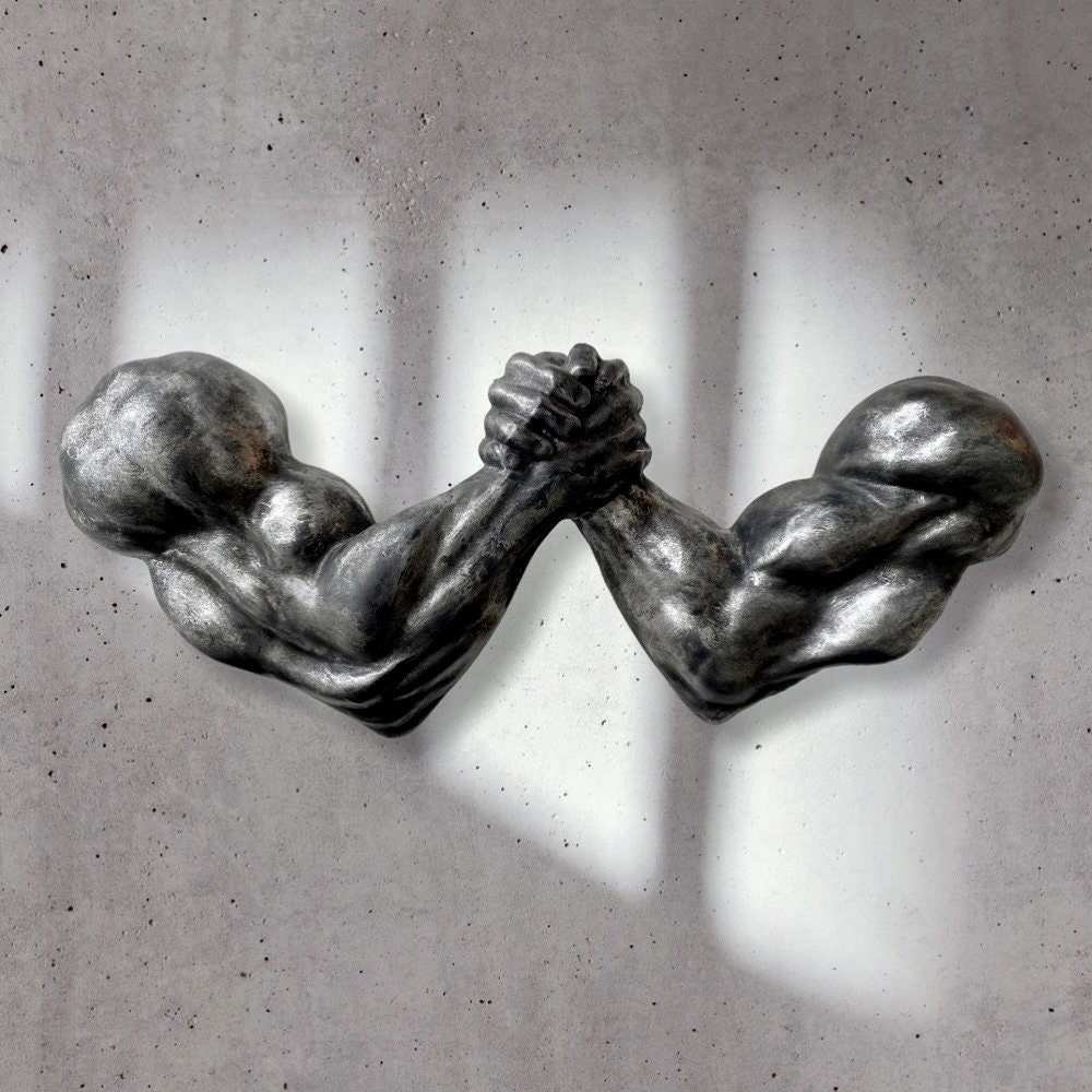 Muscular Arm Statue, Wall Man Statue, Athlete Statue, Wall Statue, Wall ...