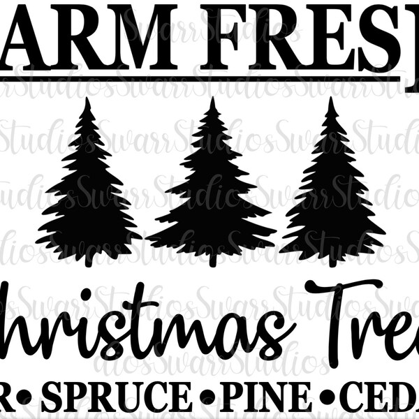 Tree Farm Sign - Etsy