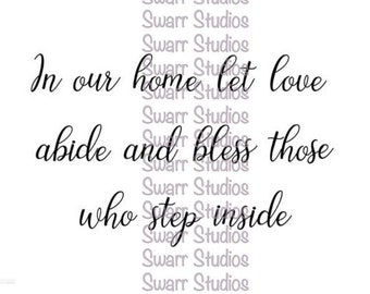 Let Love Abide Svg - Etsy