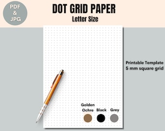 Dot Grid Printable | Etsy