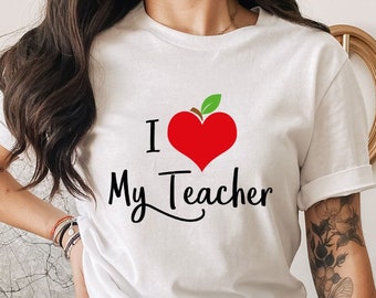 I Love My Teacher - Etsy