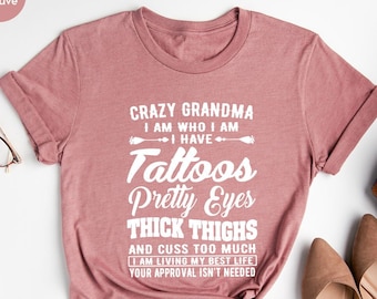 Crazy Grandma Shirt - Etsy