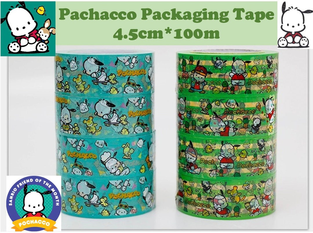 100 Metres Sanrio Pochacco Packaging Tape Shipping Tape Sticky Roll ...