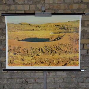 Volcanic Craters, Marrah Mountains, Southern Sahara: Original Vintage ...