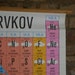 1990s Periodic Table of the Elements: Original Vintage Czech Roll-down ...