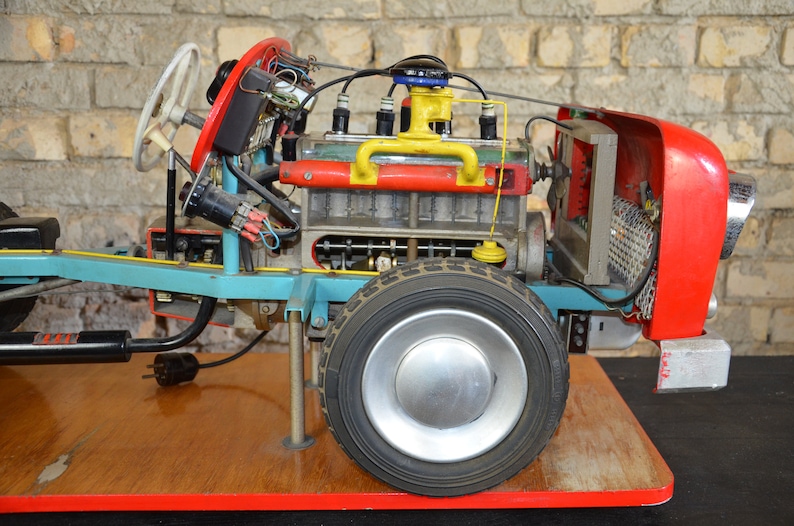 Car Engine: Scrace Original Vintage 1960s German Educational - Etsy