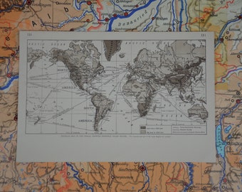 World Trade Map - Etsy