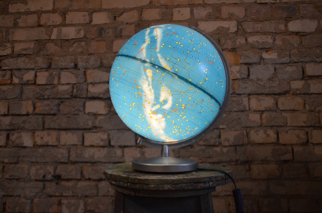 Light-up Celestial Globe: Original Vintage 1980s Educational Night Sky ...