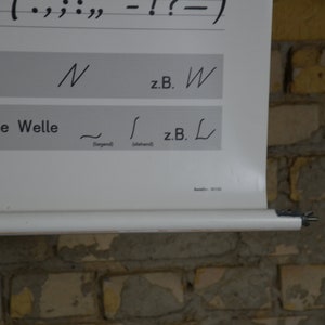 Cursive German Alphabet, Letters: Original Vintage 1990s Large School ...