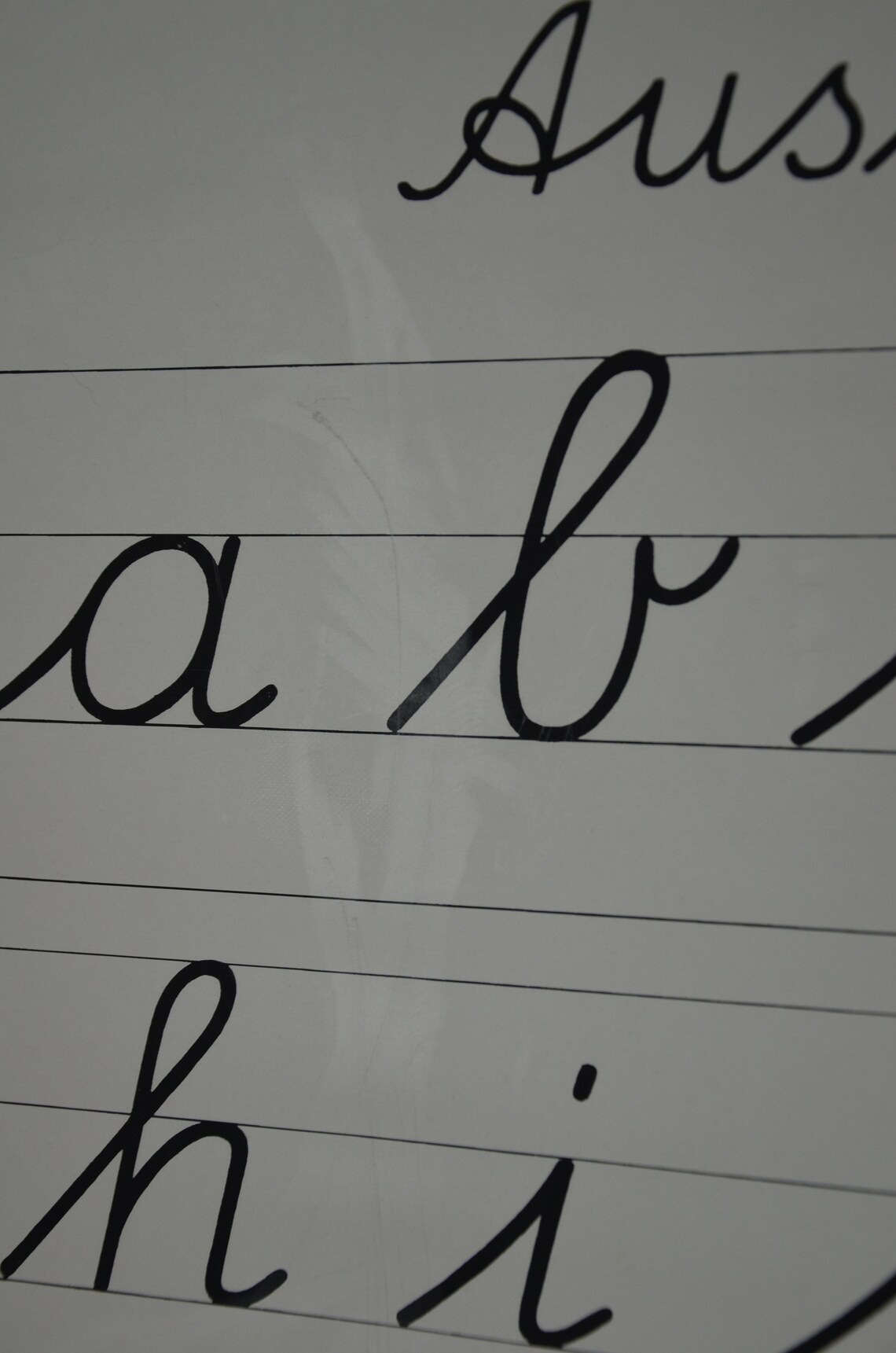 Lowercase Cursive Alphabet: Original Vintage 1970s Small - Etsy