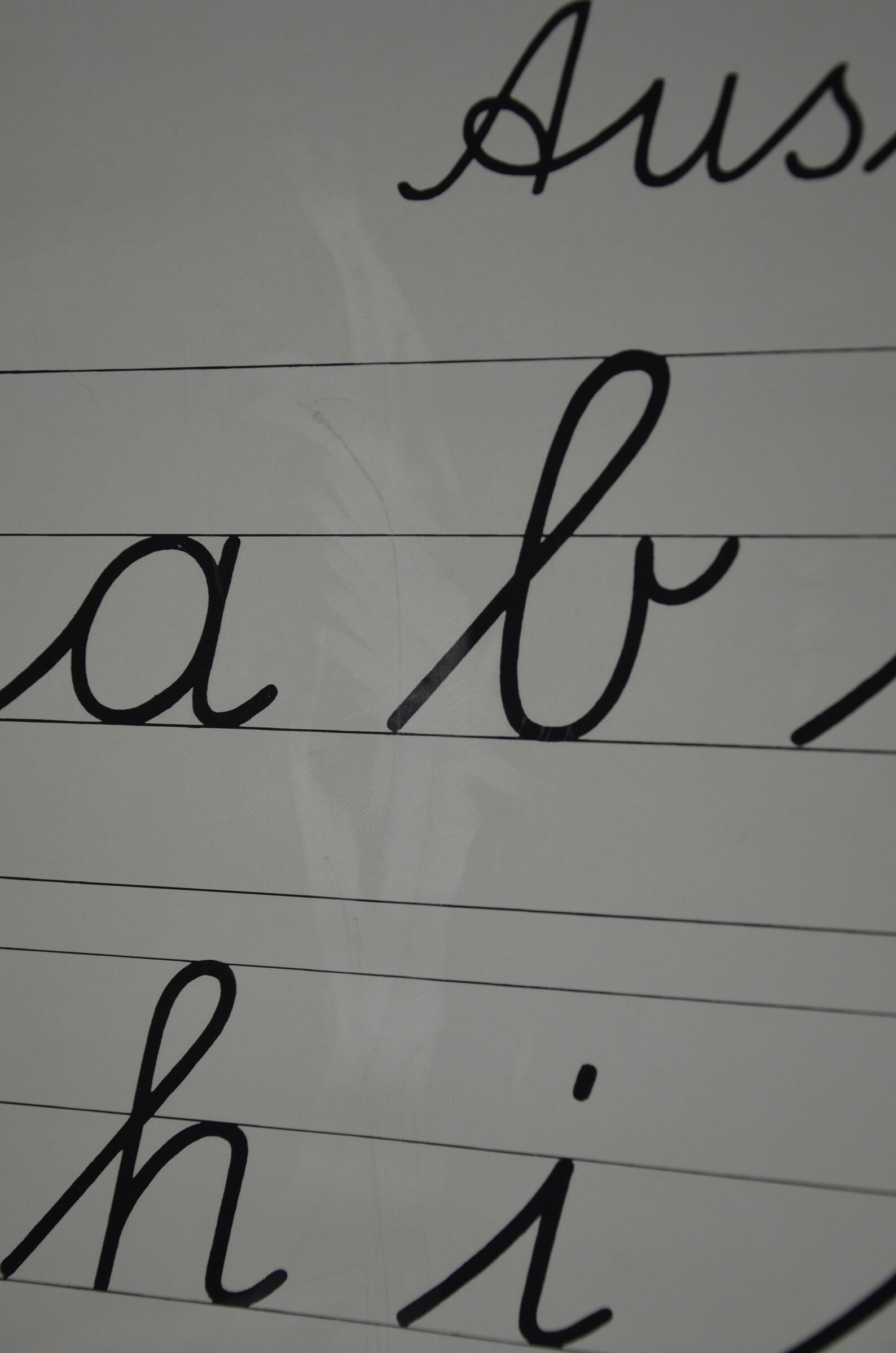 Lowercase Cursive Alphabet: Original Vintage 1970s Small - Etsy