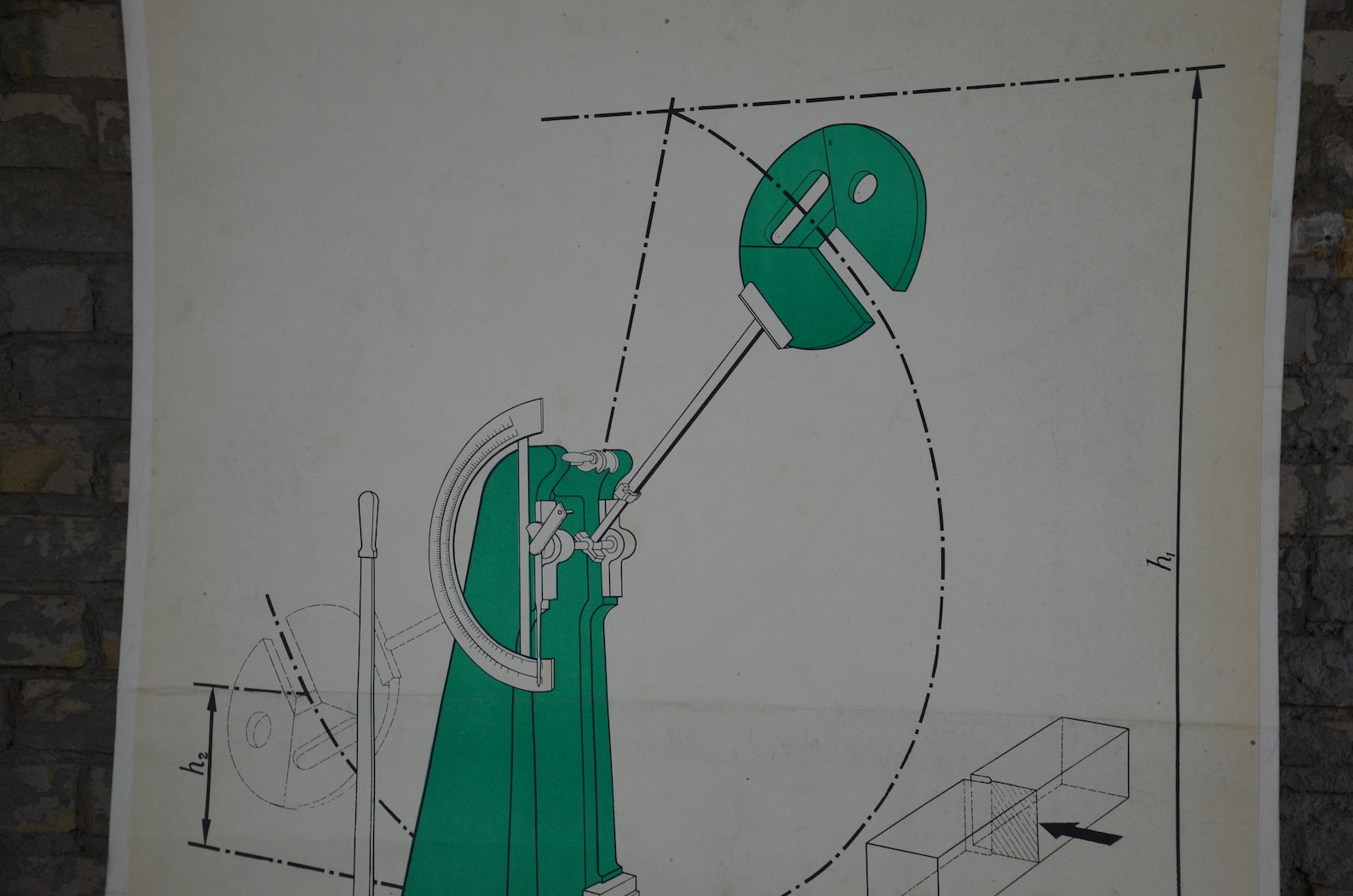 Pendulum Bending Strength Test Device: Original Vintage Czech 1960s ...