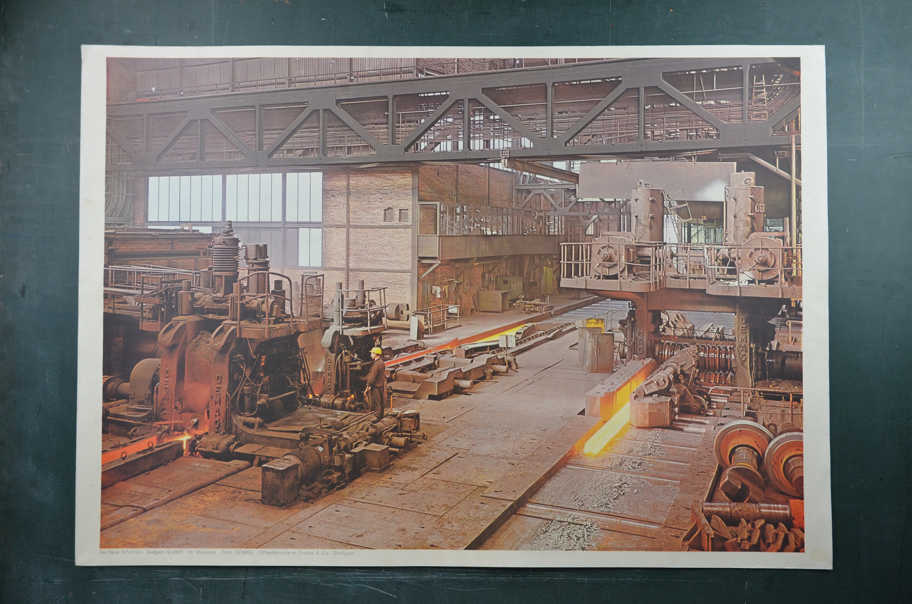 Original Vintage 1960s Poster Large Industrial Colour Photo - Etsy