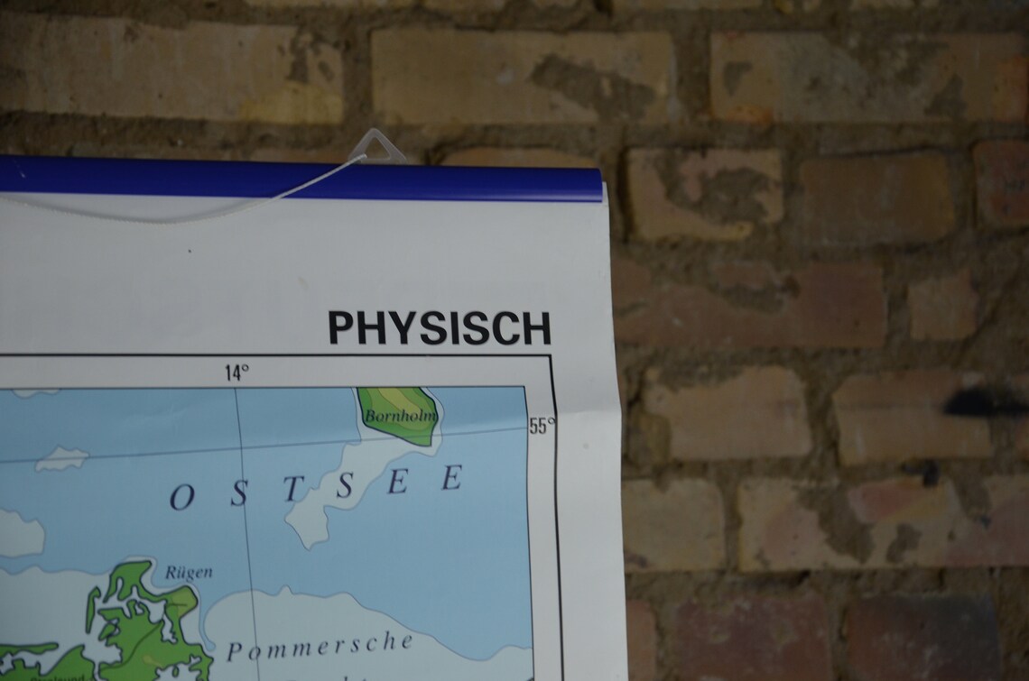 Topgraphic / Political Map of Germany: Original Vintage 2000s - Etsy