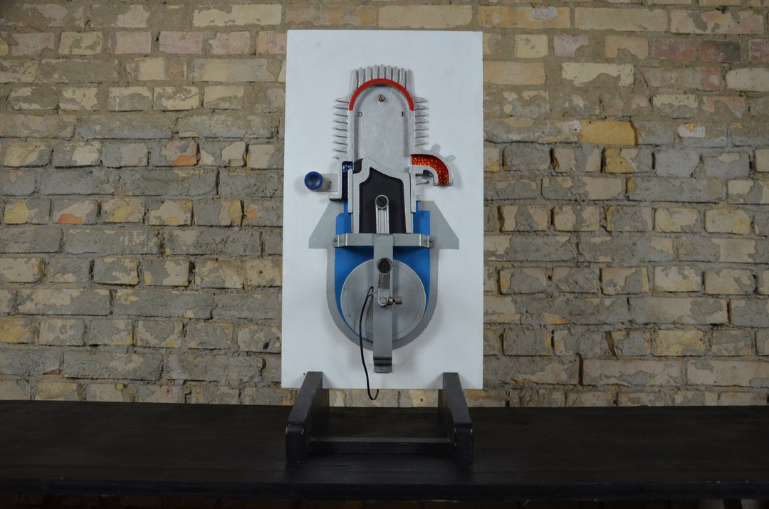 Single Cylinder Petrol Engine: Original Vintage 1950s German ...