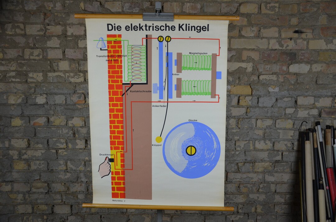 Electric Bell, Circuit: Original Vintage German 1970s Educational ...