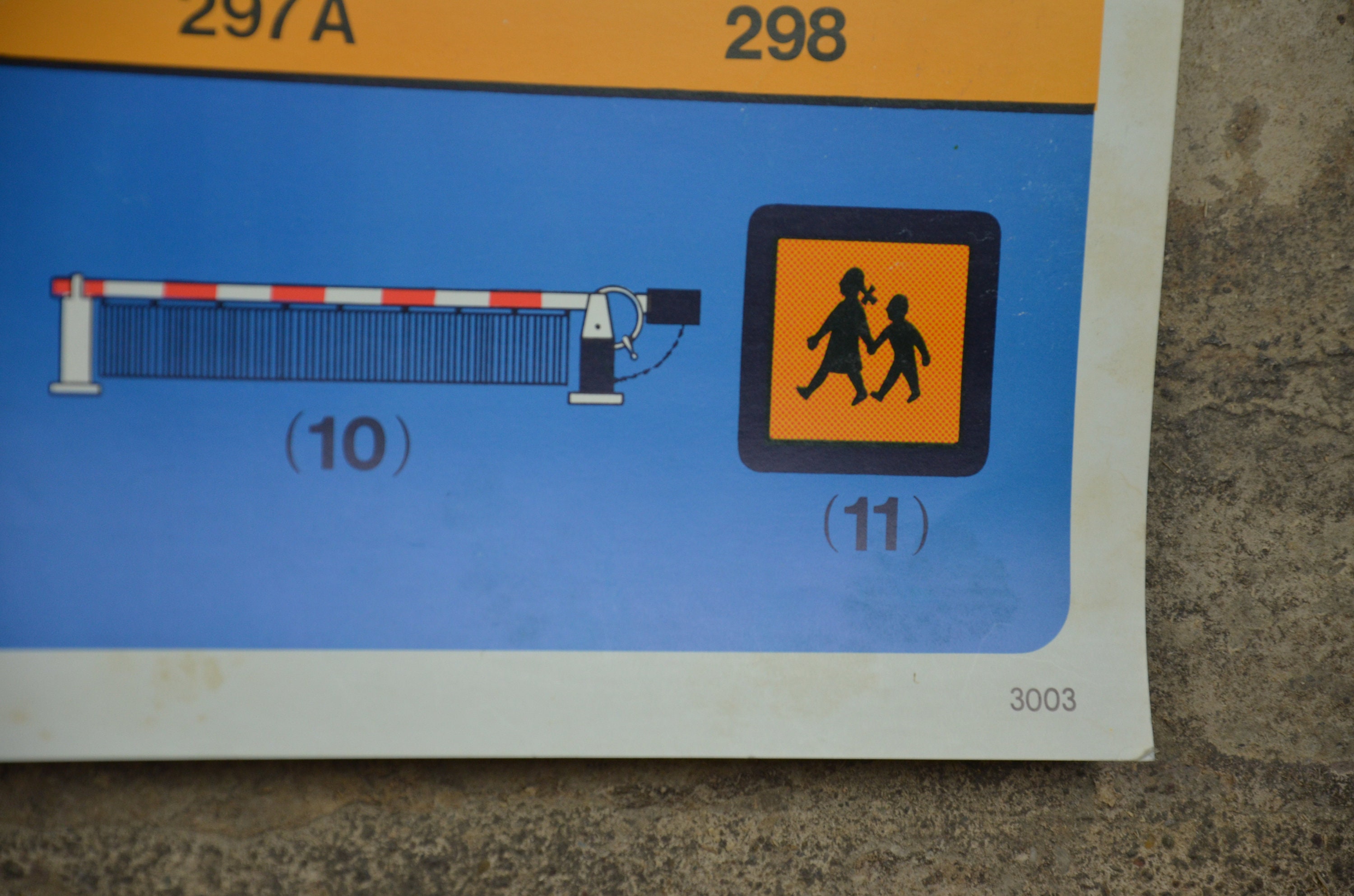 Traffic Signs, Autobahn, East Germany: Original Vintage 1970s School ...
