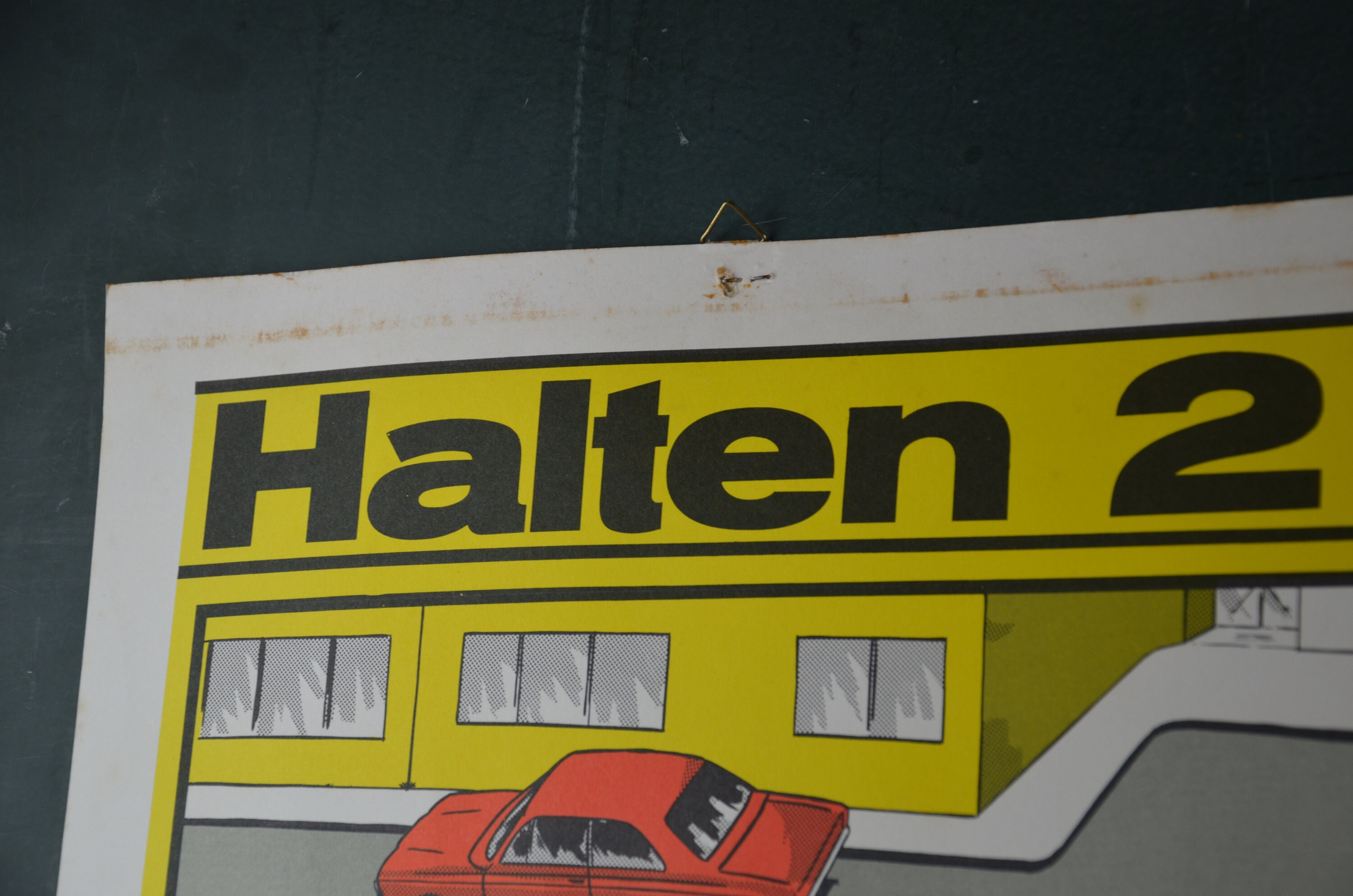 Original Vintage German School Poster: Driving Parking Traffic - Etsy