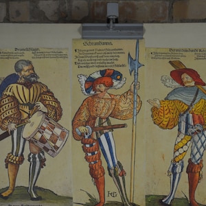 Uniform Types of Knights, Armour, Middle Ages: Original Vintage 1960s ...