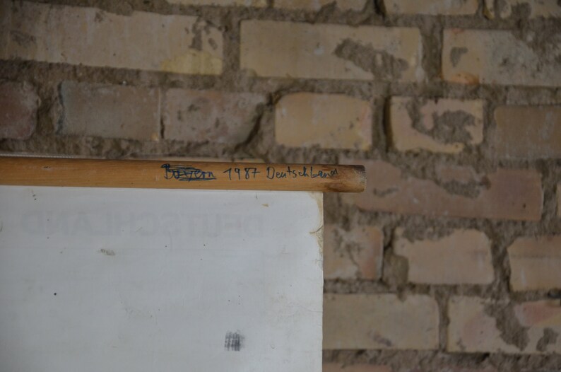 Large Map of East / West Germany BRD & DDR: Original Vintage - Etsy