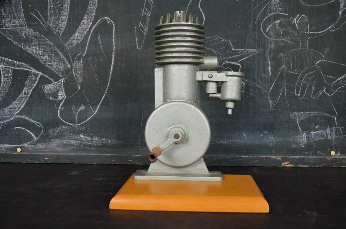 Single Cylinder Petrol Engine: Original Vintage 1950s German ...