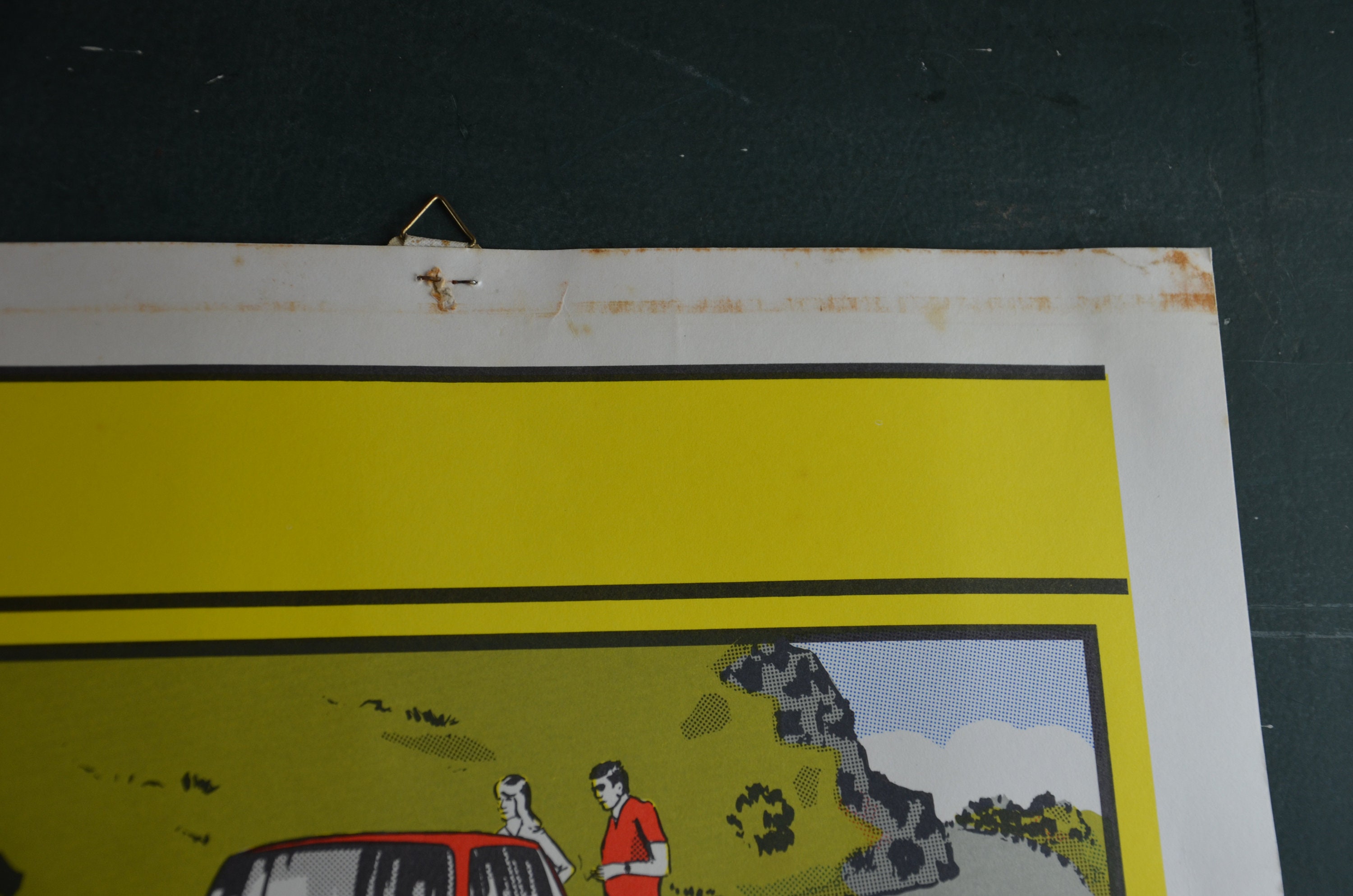 Original Vintage German School Poster: Driving Parking Traffic - Etsy