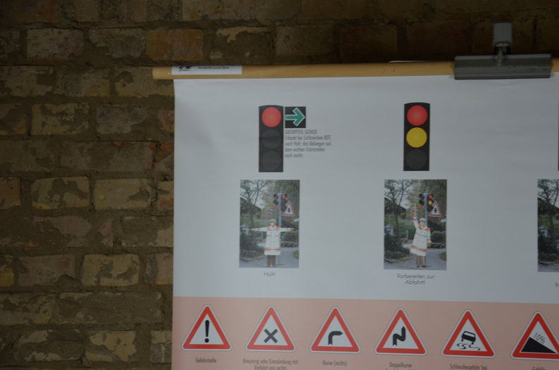 Traffic Lights Signs: Original Vintage 1990s German School - Etsy