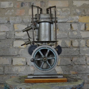 Four-stroke Single Cylinder Engine: Original Vintage 1950s German ...