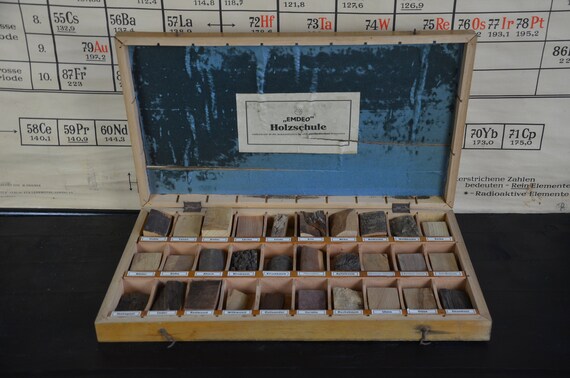 Edemo-holzschule 30 Wood Specimens: Super Rare Antique Early - Etsy