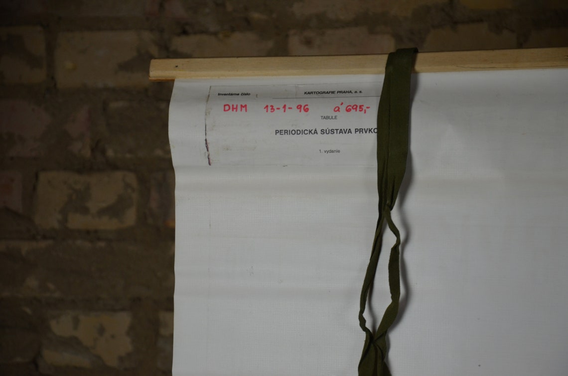 1990s Periodic Table of the Elements: Original Vintage Czech - Etsy