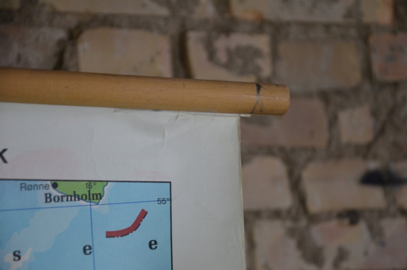 Large Map of East / West Germany BRD & DDR: Original Vintage - Etsy