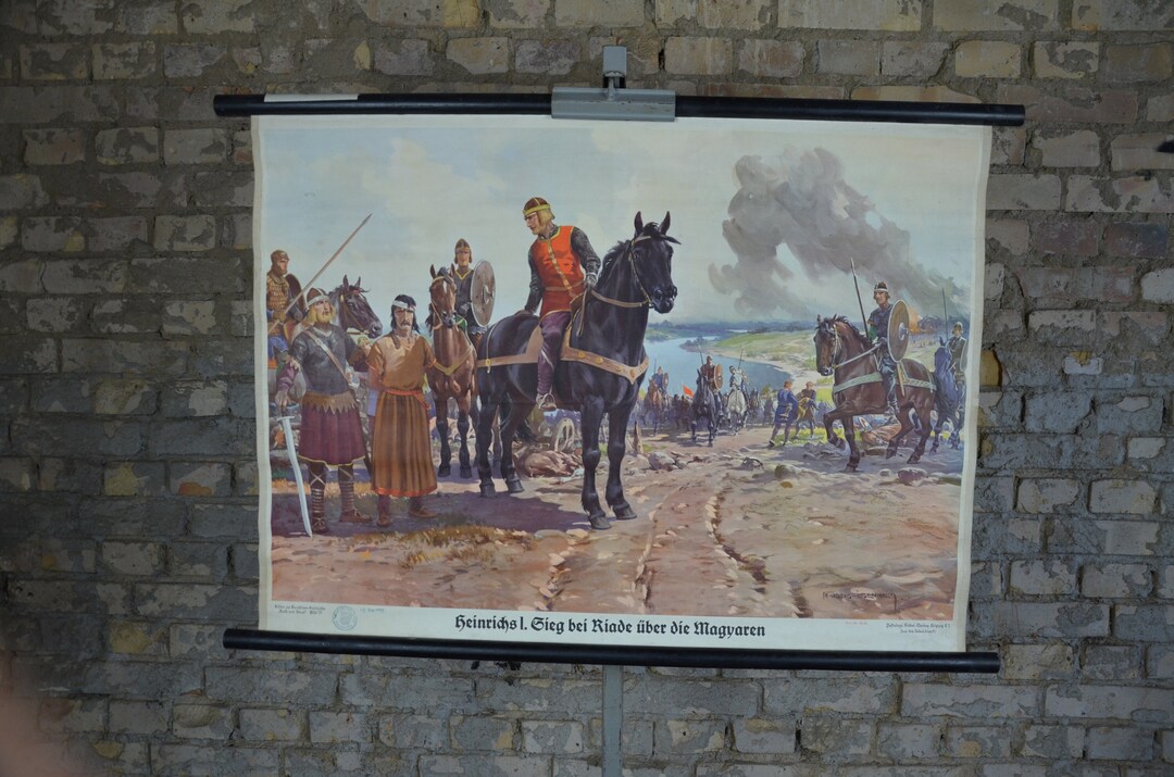 Battle of Riade, Magyars, King Heinrich I, Middle Ages: Original ...