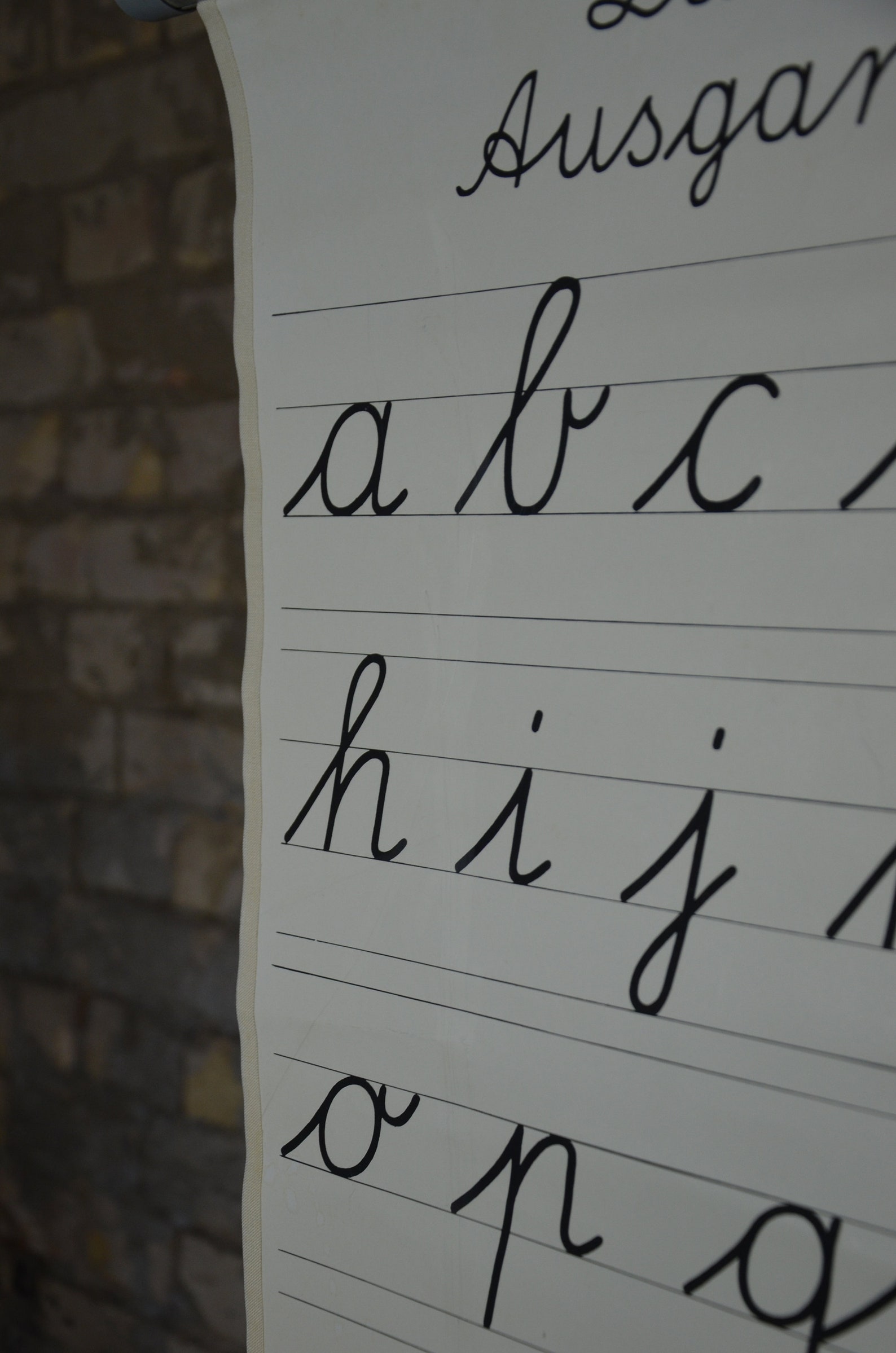 Lowercase Cursive Alphabet: Original Vintage 1970s Small - Etsy