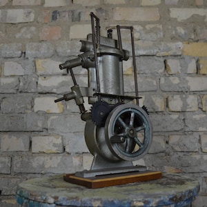 Four-stroke Single Cylinder Engine: Original Vintage 1950s German ...