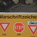 1970s Warning Road Signs, Autobahn, Germany: Original Vintage School ...