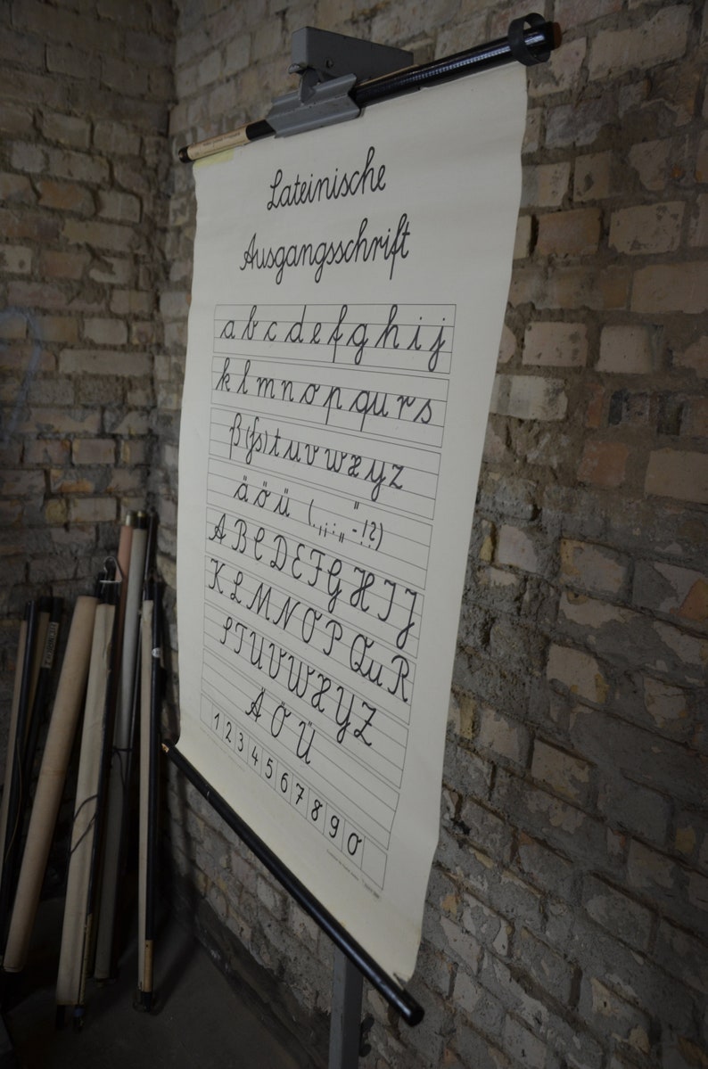 Cursive Alphabet German Language Letters: Original Vintage - Etsy