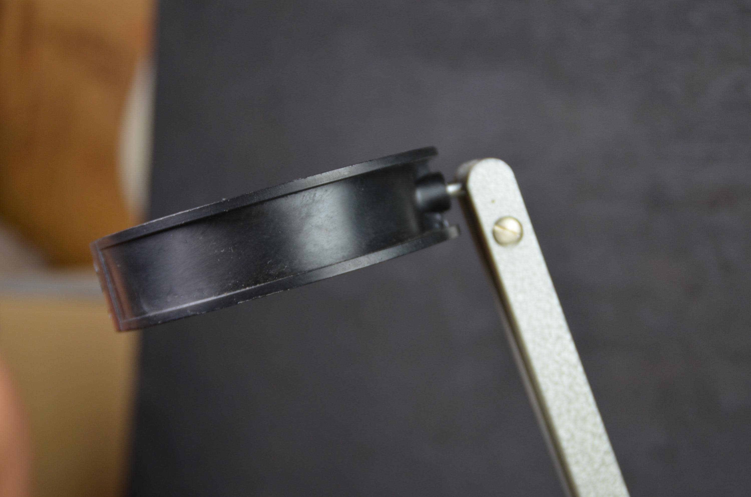 Vintage Dissection Loupe: Original 1970s Magnifying Glass on Cast Iron ...