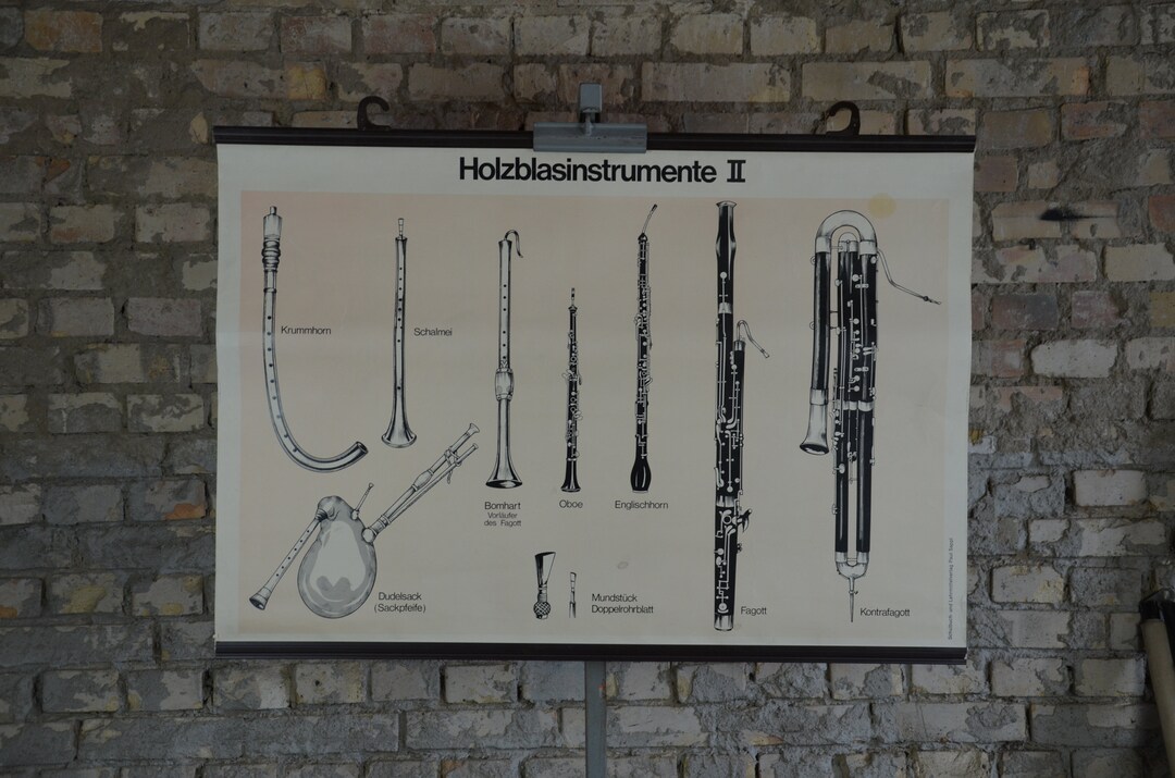 Woodwind Musical Instruments: Original Vintage 1970s Austrian ...