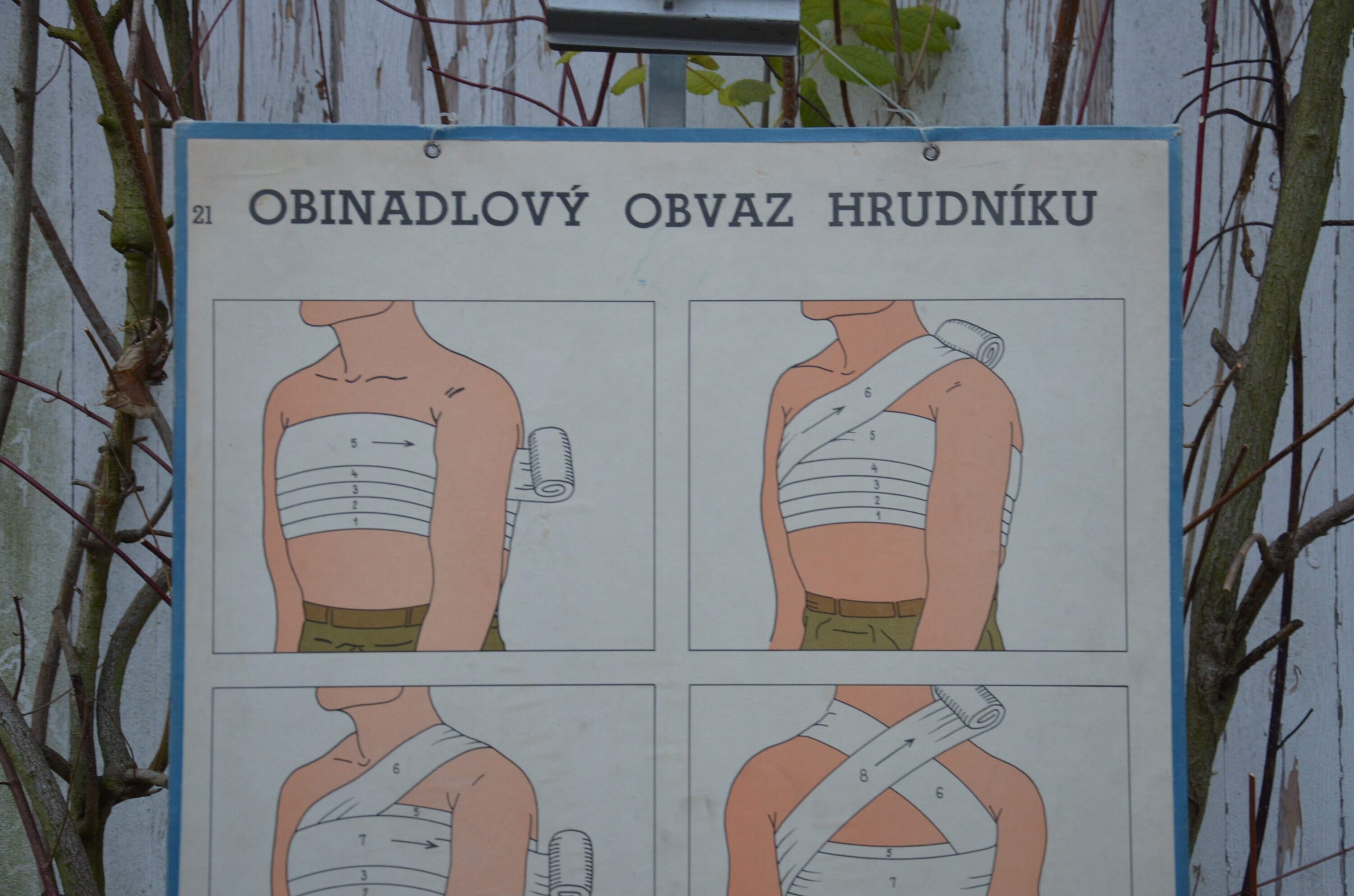 Chest Injury Bandages Dressings: Original Vintage 1950s Czech - Etsy