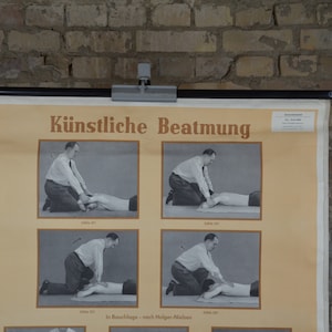 First Aid Resuscitation, CPR, Rescue Breathing: Original Vintage 1950s ...