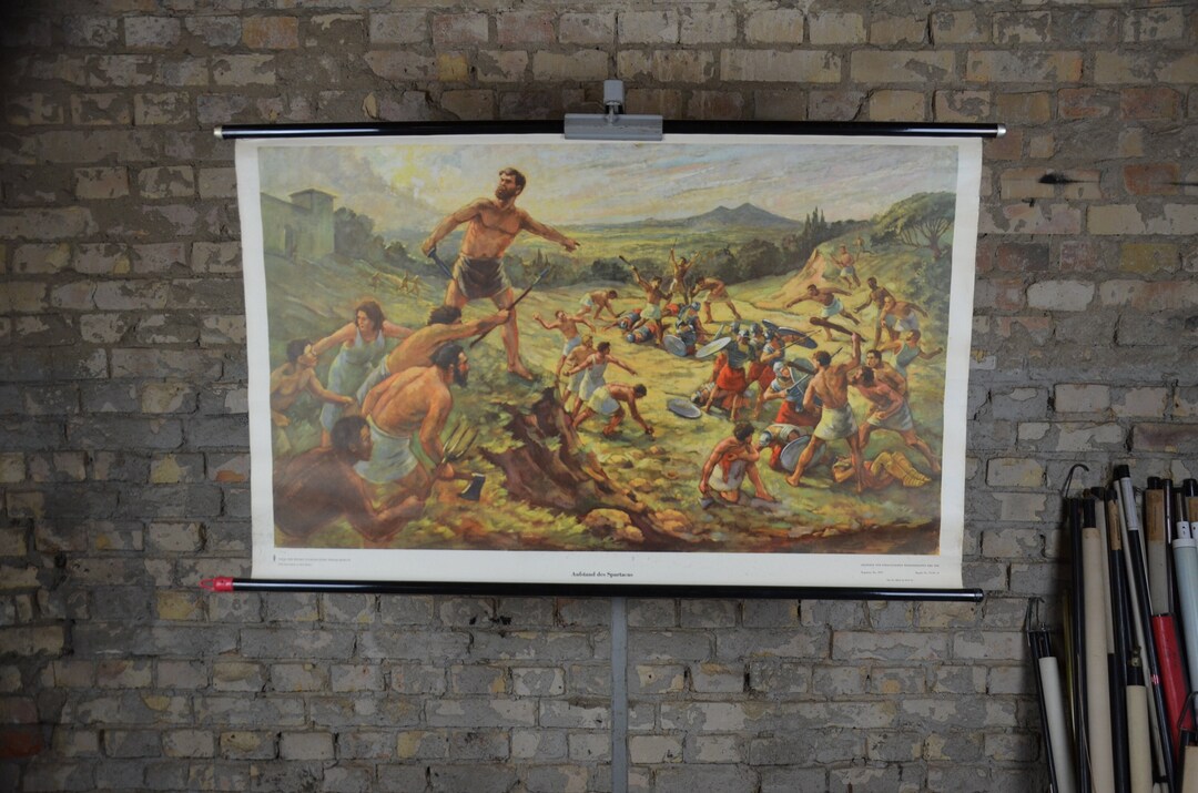 War of Spartacus, Slave Riots: Original Vintage German 1950s ...
