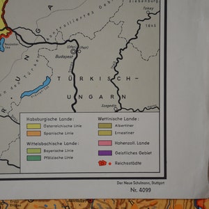Germany After the 30-years-war: Original Vintage 1960s German ...