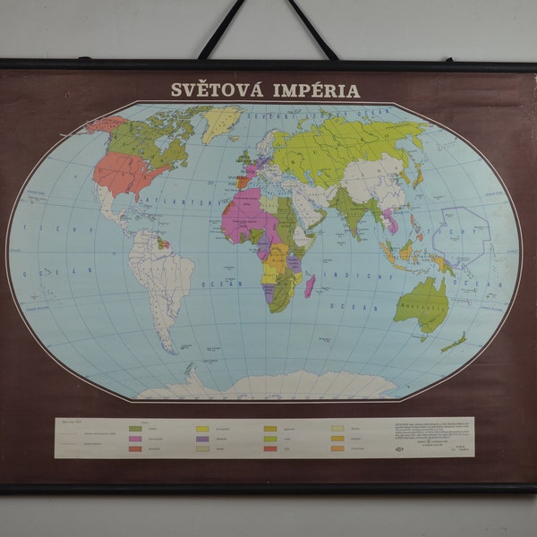 1980s World Map - Etsy
