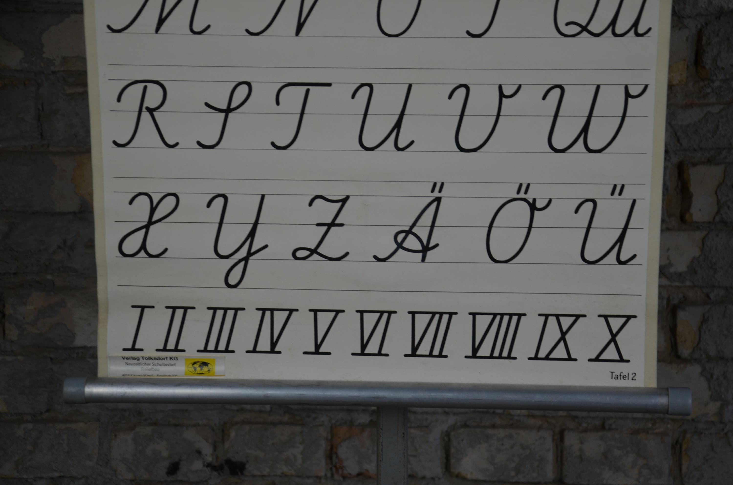 Uppercase Cursive Alphabet: Original Vintage 1970s Small - Etsy