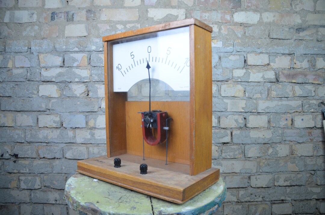 Large Vintage Laboratory Voltmeter: Original 1950s German Educational ...