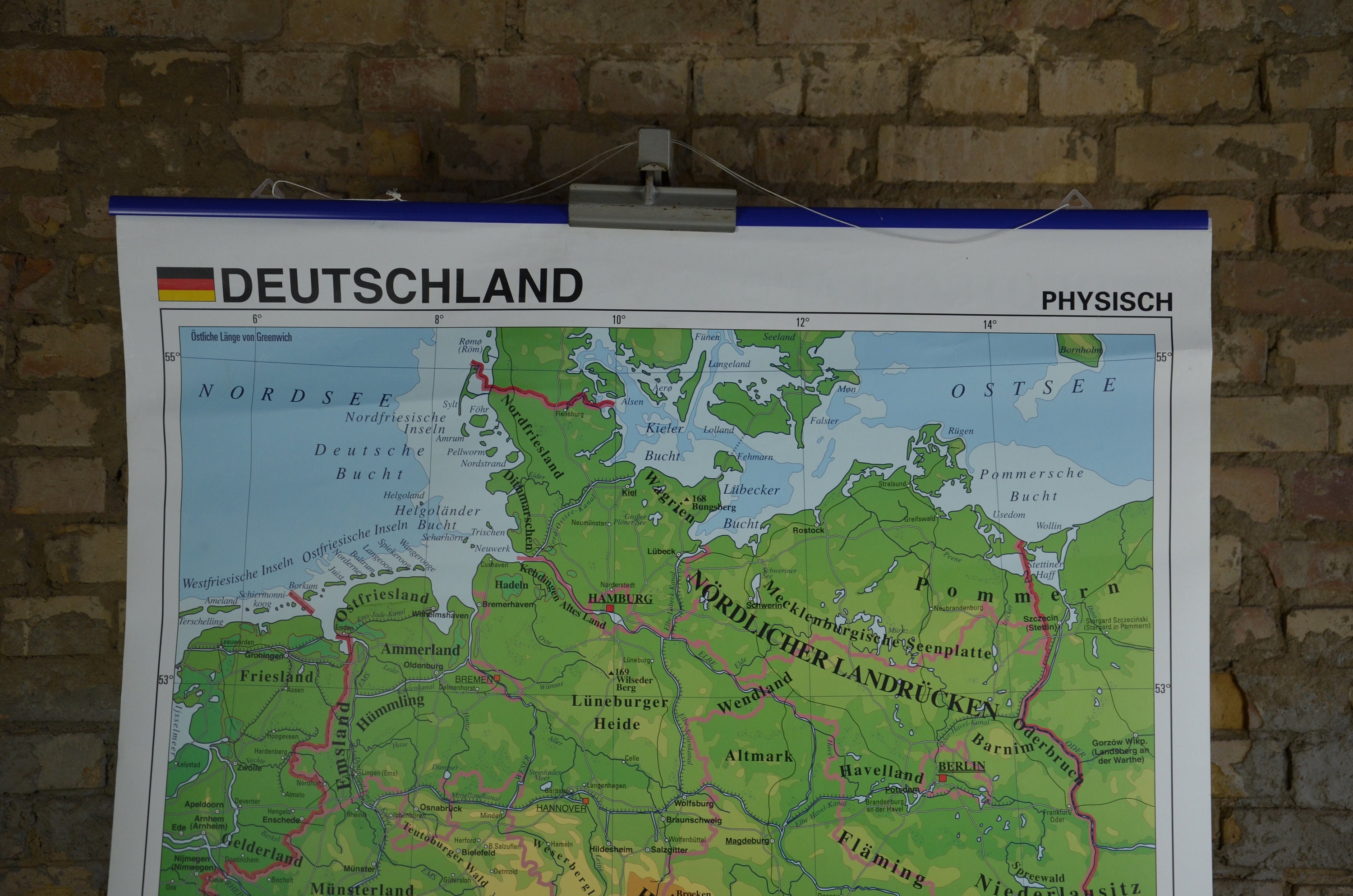 Topgraphic / Political Map of Germany: Original Vintage 2000s ...