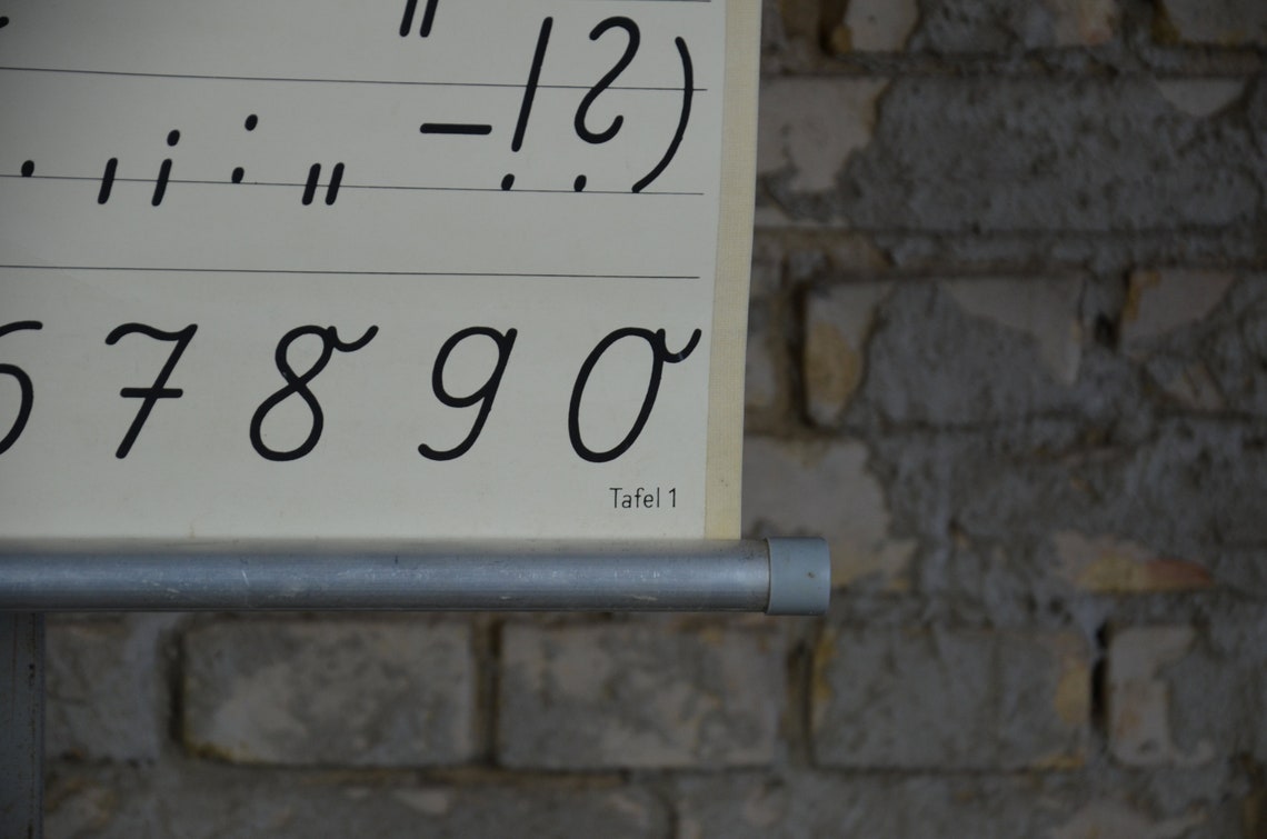 Lowercase Cursive Alphabet: Original Vintage 1970s Small - Etsy