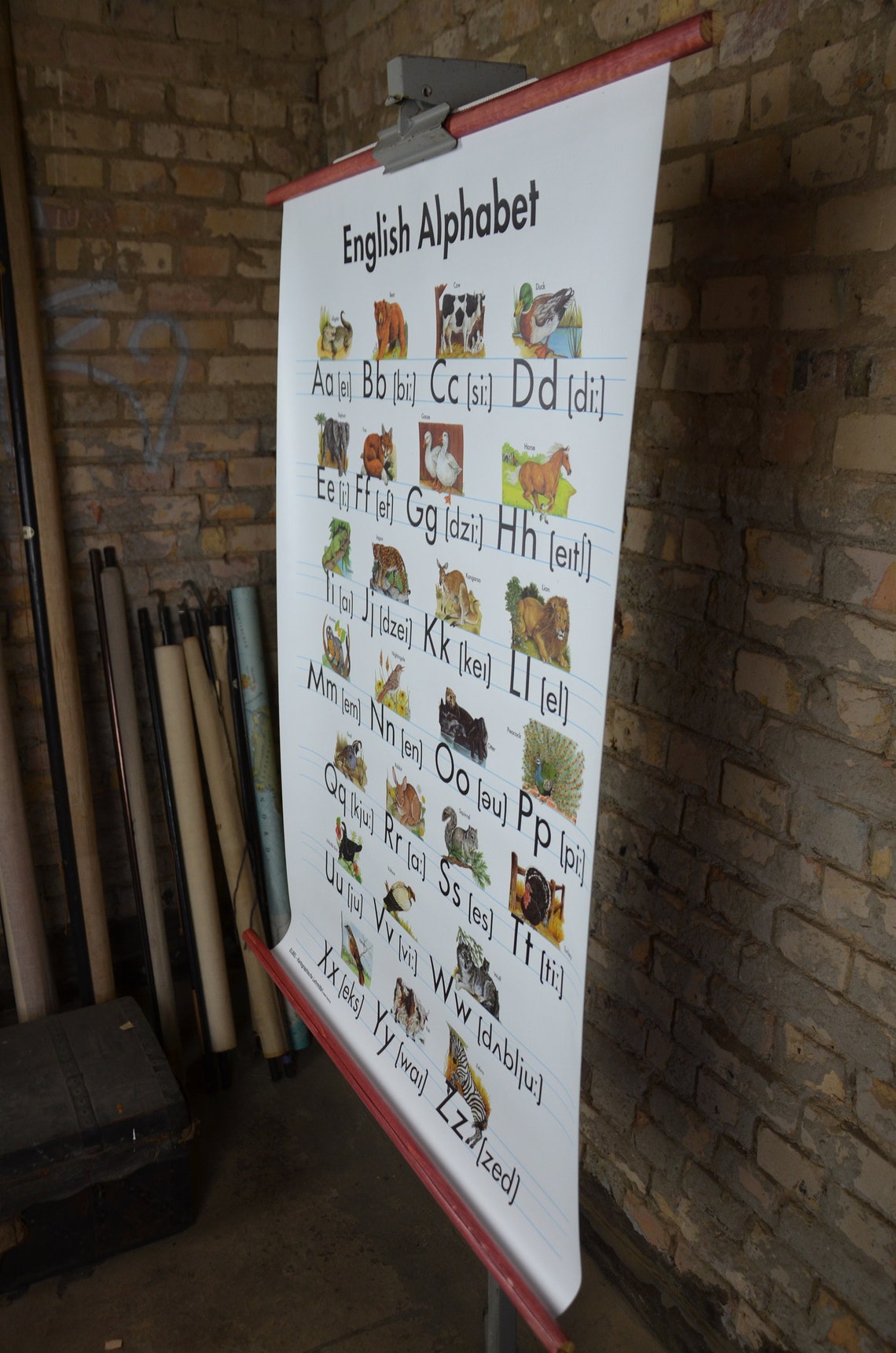 English Alphabet Phonetics Animals: Original Vintage 1990s - Etsy